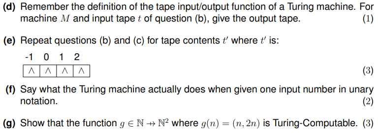 Solved Consider the Turing machine M whose graph is given in | Chegg.com