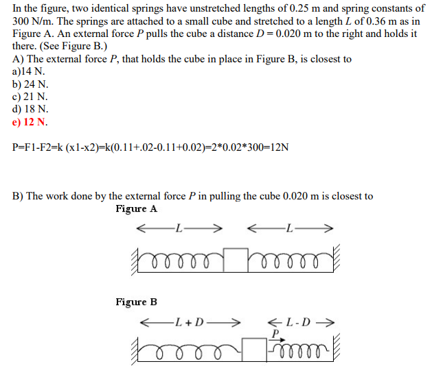 Solved If A is 12 ﻿and b is 0.24 ﻿when you do force times | Chegg.com