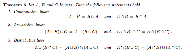 Solved Prove Theorem 6 using any of the former theorems or | Chegg.com