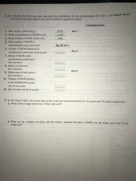 Solved 4. b. Complete the following table and show the | Chegg.com