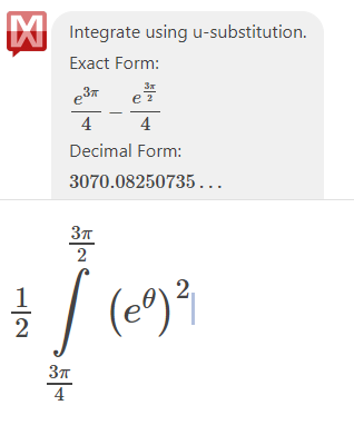 Solved Integrate using u-substitution. Exact Form: | Chegg.com