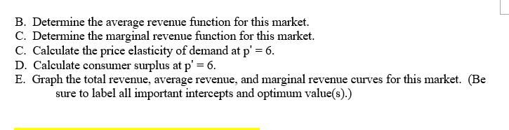 Solved 5. Assume a market has the following inverse demand | Chegg.com