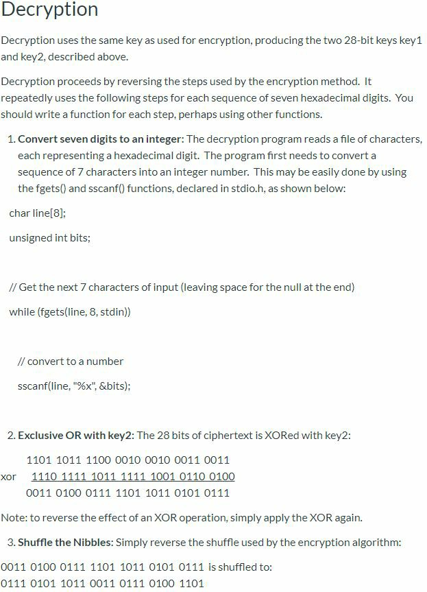 I have a problem with this cryptography assignment, | Chegg.com