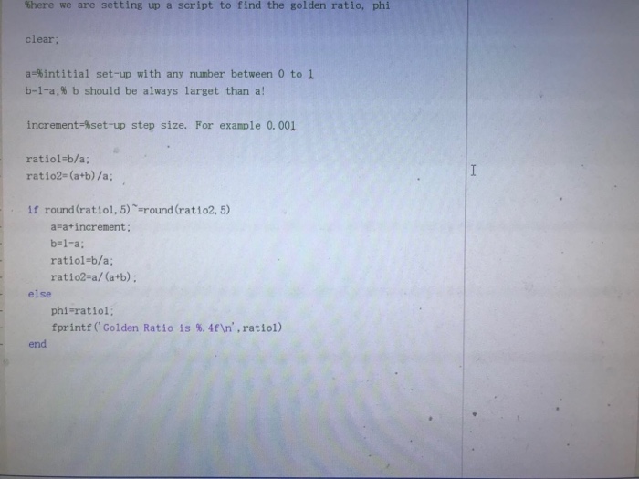 Solved Extra Credit : Golden Ratio (10pt) The golden ratio, | Chegg.com