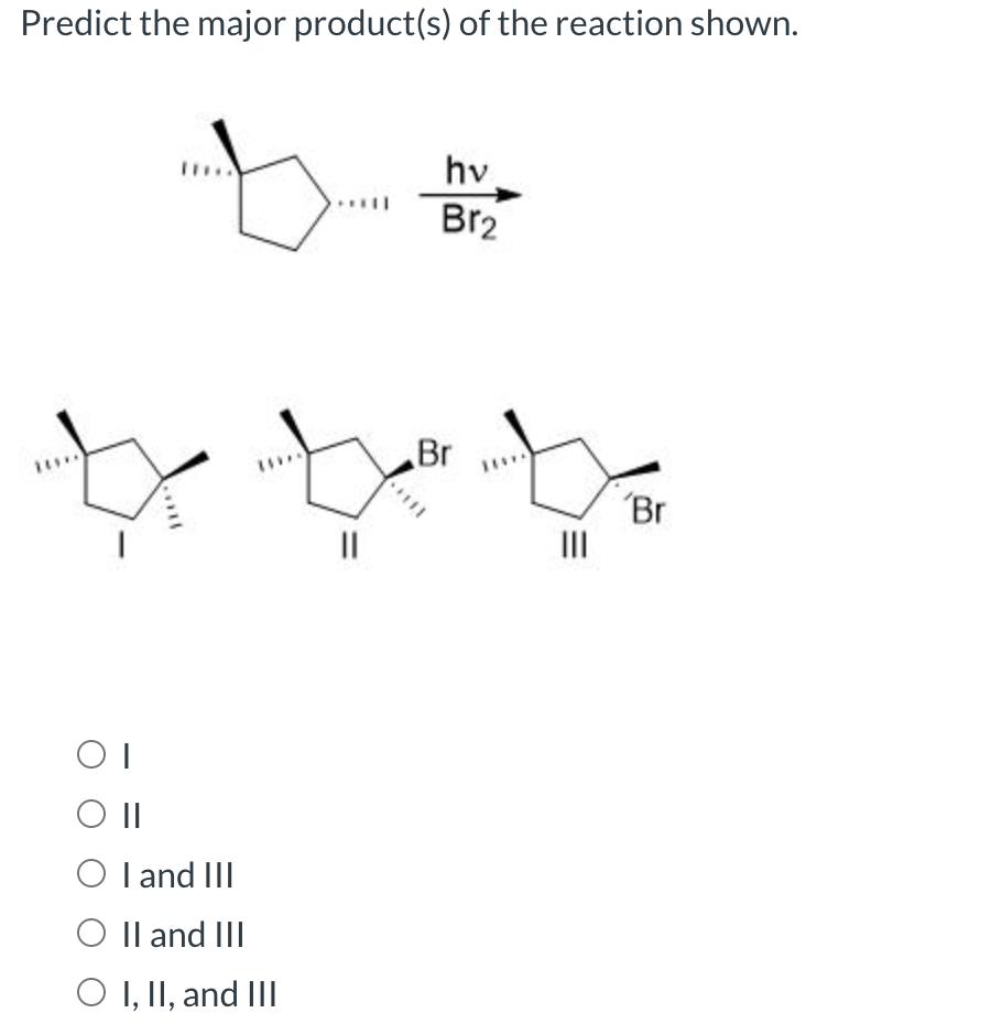 Solved Predict the major product(s) of the reaction shown. | Chegg.com