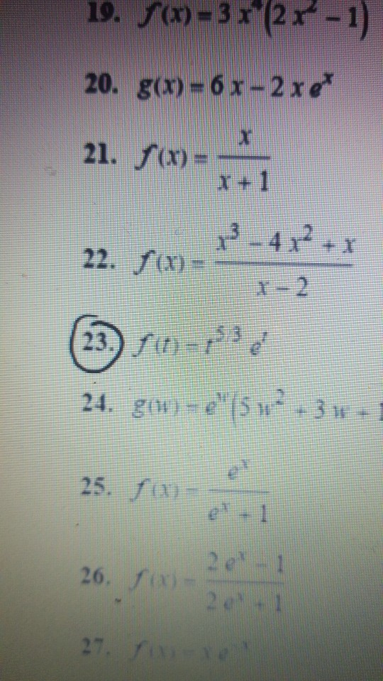 Solved 19-60. Derivatives Find and simplify the derivative | Chegg.com