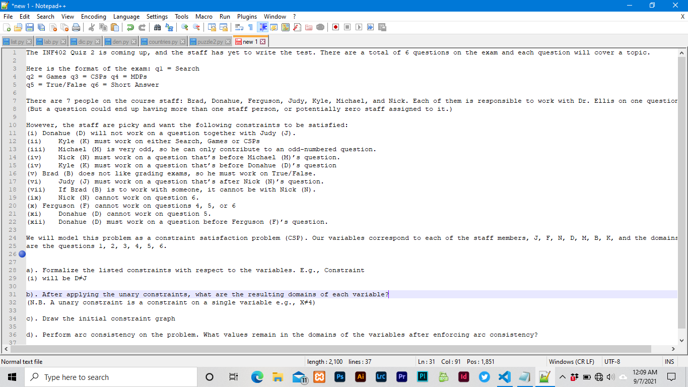 3 New 1 Notepad х File Edit Search View Encoding 1883
