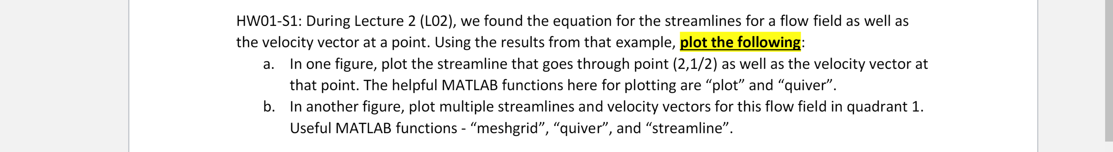 Solved HW01-S1: During Lecture 2 (L02), ﻿we found the | Chegg.com