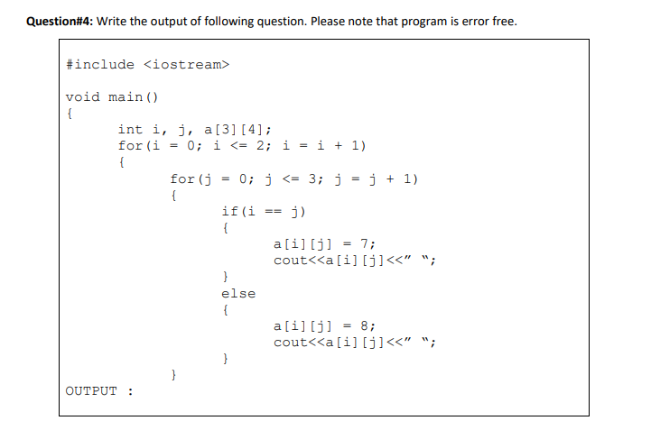 Solved ANSWER MUST BE IN C++ Course name: CS1133 – | Chegg.com