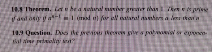 Solved 10.8 Theorem. Let n be a natural number greater than | Chegg.com