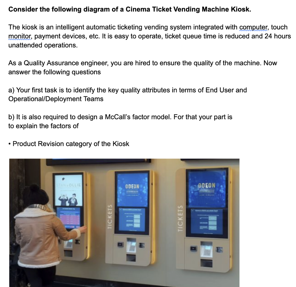 Consider the following diagram of a Cinema Ticket | Chegg.com