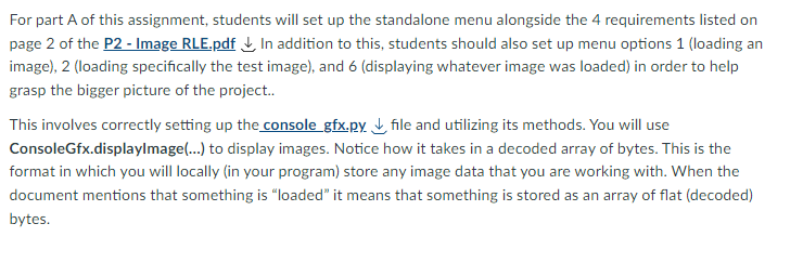 Solved For part A of this assignment, students will set up | Chegg.com