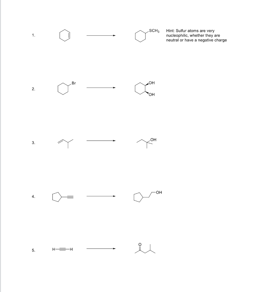 Solved Design reasonable multi-step syntheses of each of the | Chegg.com
