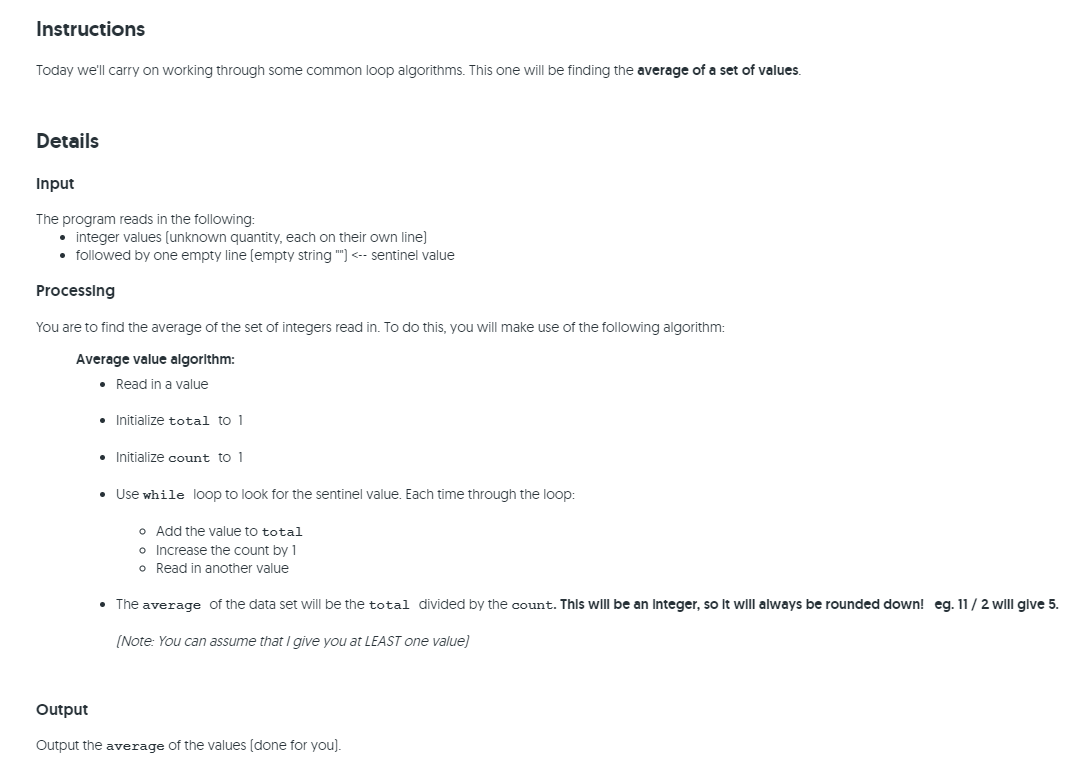 Solved Instructions Today we'll carry on working through | Chegg.com