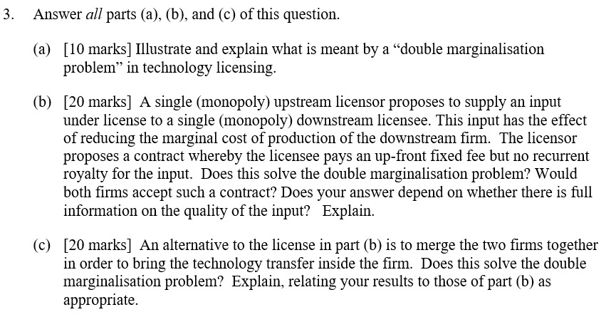 Solved 3. Answer all parts (a), (b), and (c) of this | Chegg.com