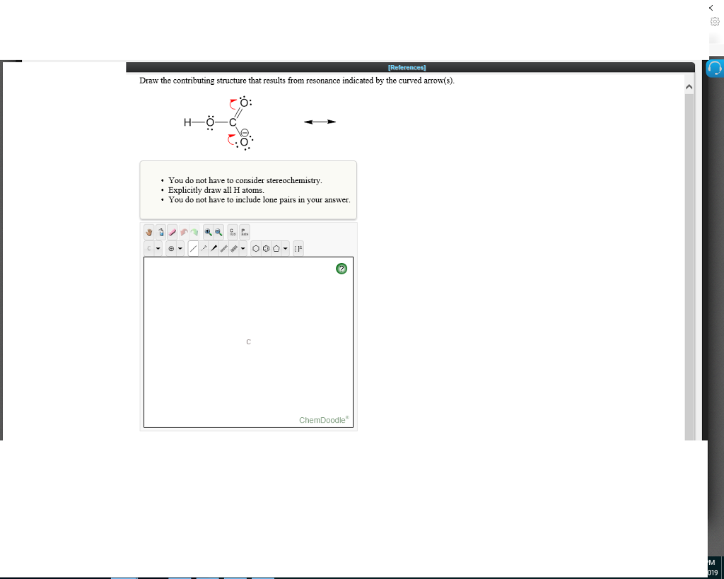 Solved 尞 Draw the contributing structure that results from | Chegg.com