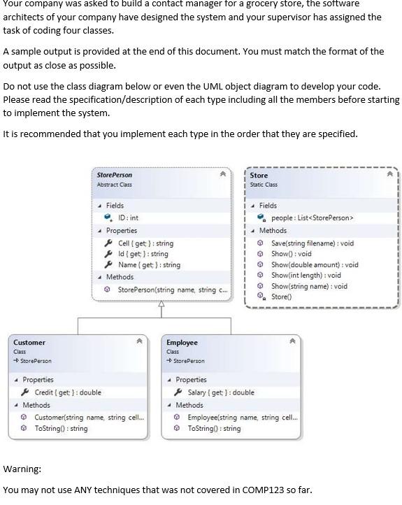 Solved Using C# code only (not XML or database) solve | Chegg.com