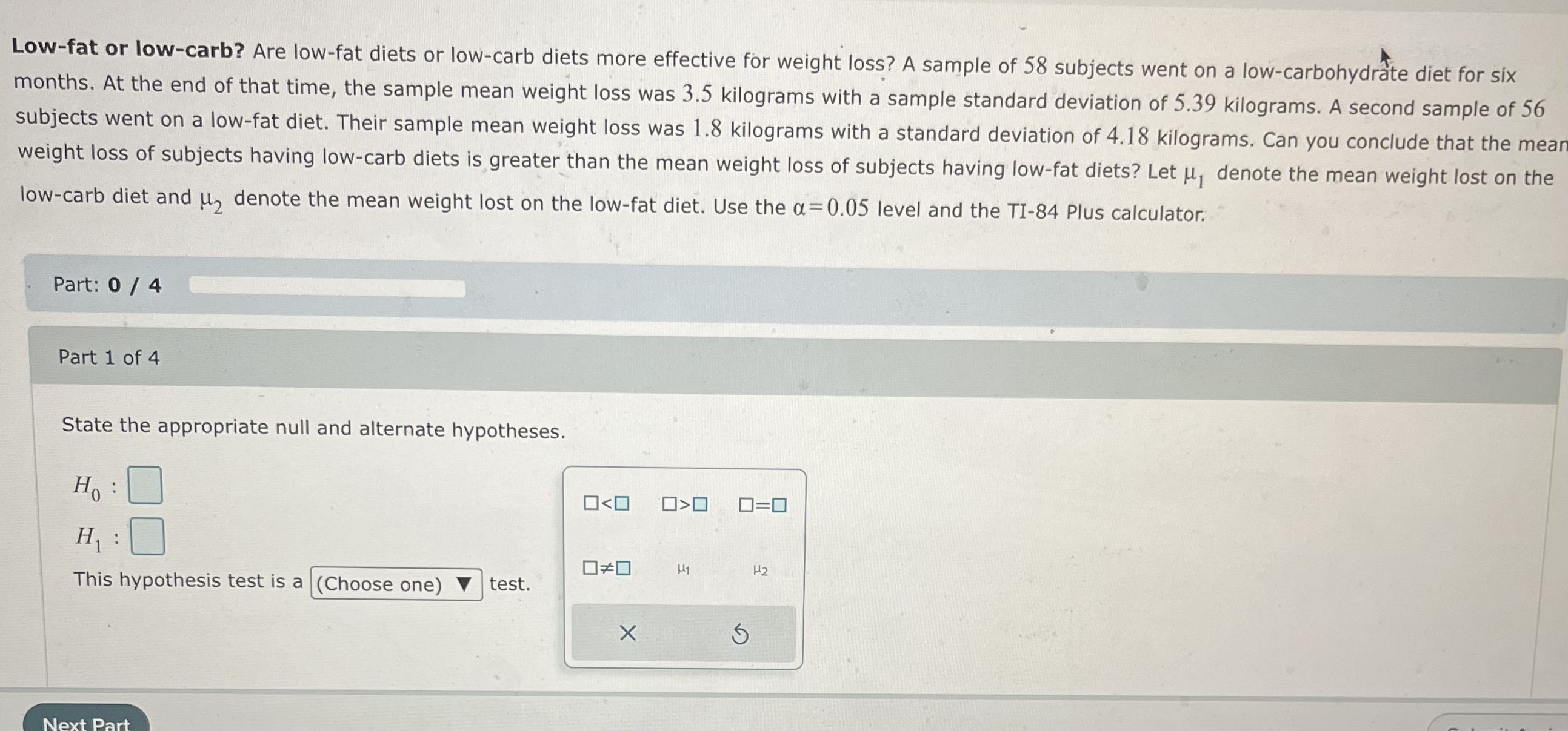 Solved Low-fat or low-carb? Are low-fat diets or low-carb | Chegg.com
