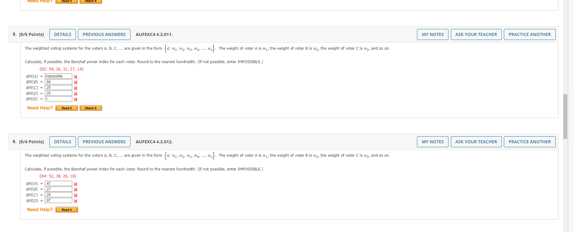 The weighted voting systems for the voters A,B,C,… | Chegg.com