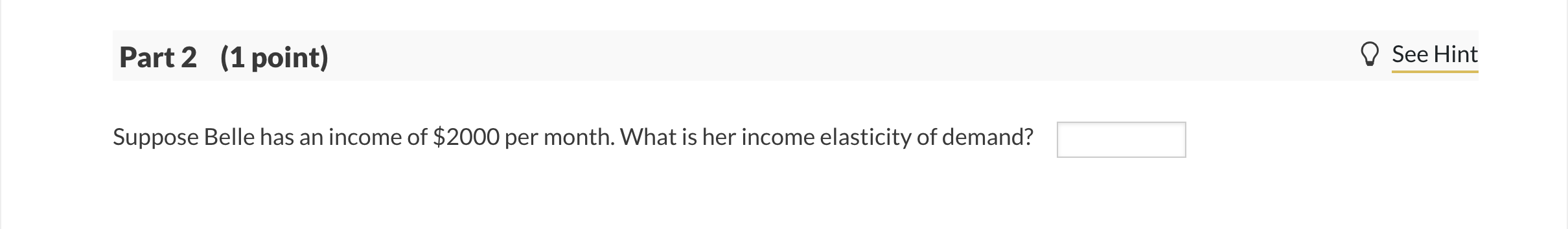 Solved 2 Question (3 points) E See page 280 Belle has | Chegg.com