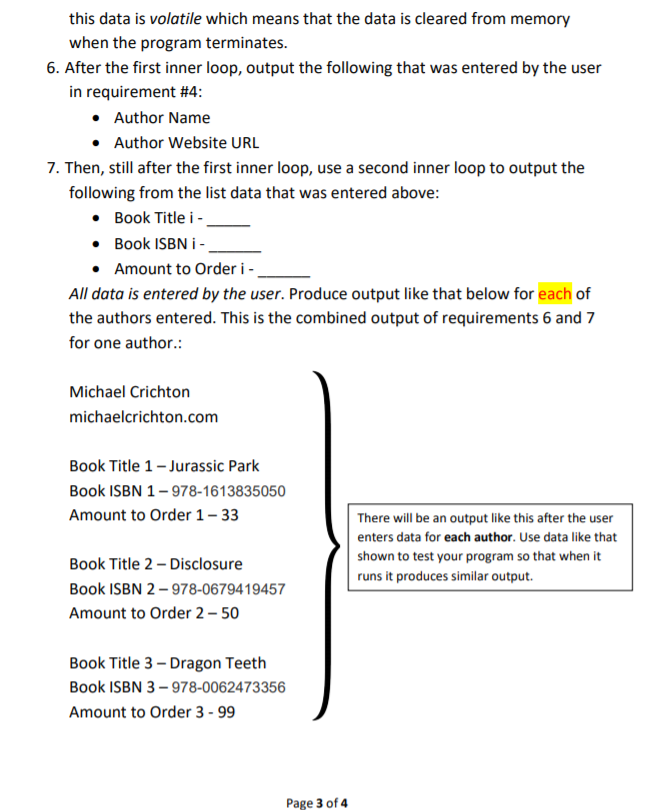 Program 5 can be completed using content from the | Chegg.com