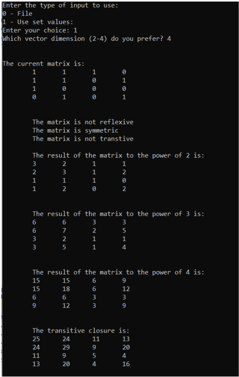 Solved Create a function to initialize the matrix (sample | Chegg.com
