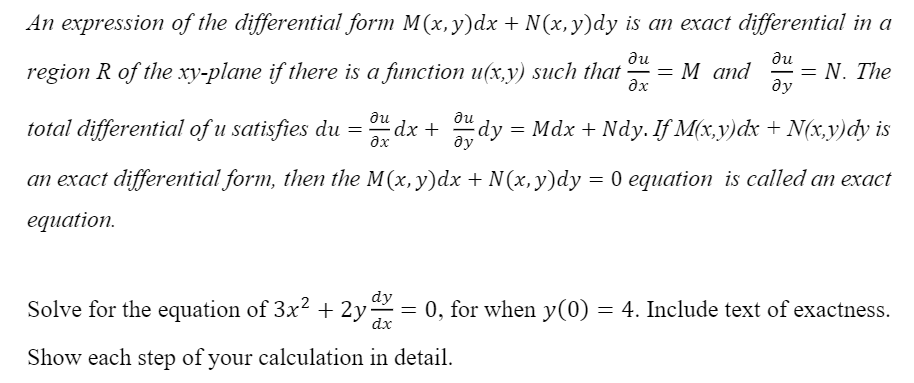 Solved ди au ax An expression of the differential form | Chegg.com