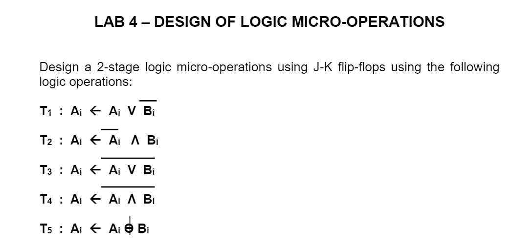 Logic Microoperations Sixteen Logic Microoperations | Chegg.com