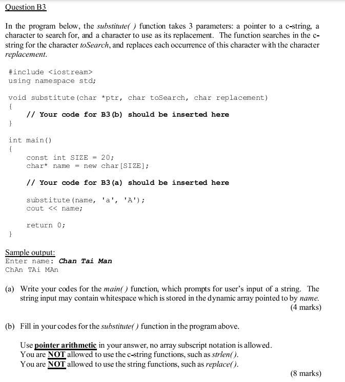 Solved please use C++ to answer thank you! please use C++ | Chegg.com