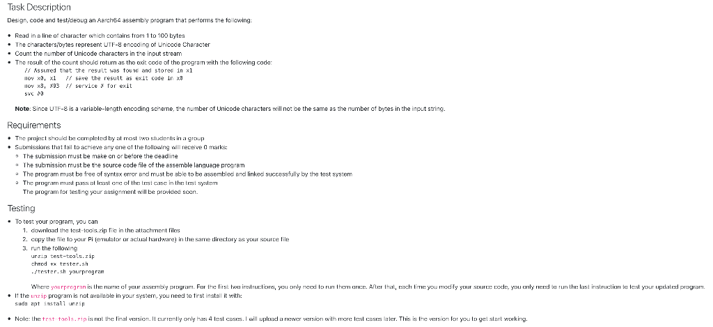 Task Description Design, code and test/debug an | Chegg.com