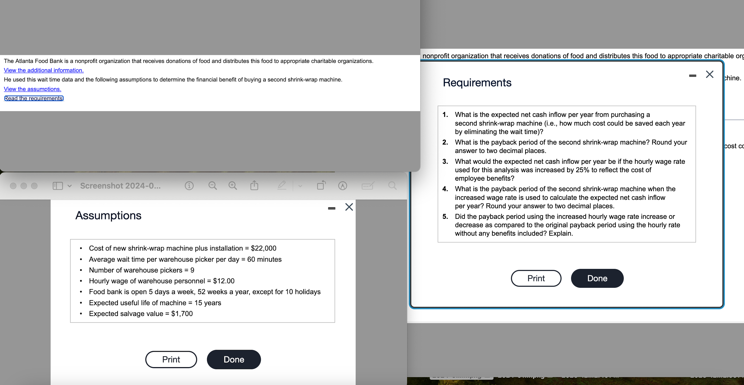 Solved Can someone please help me answer the requirements? | Chegg.com