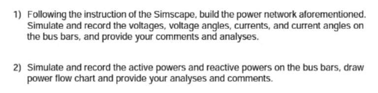 Construct using Simscape/Matlab software package, the | Chegg.com