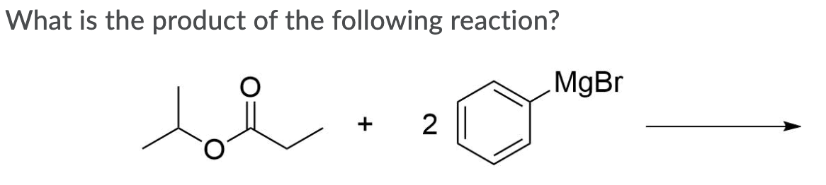 Solved What is the product of the following reaction? MgBr 2 | Chegg.com