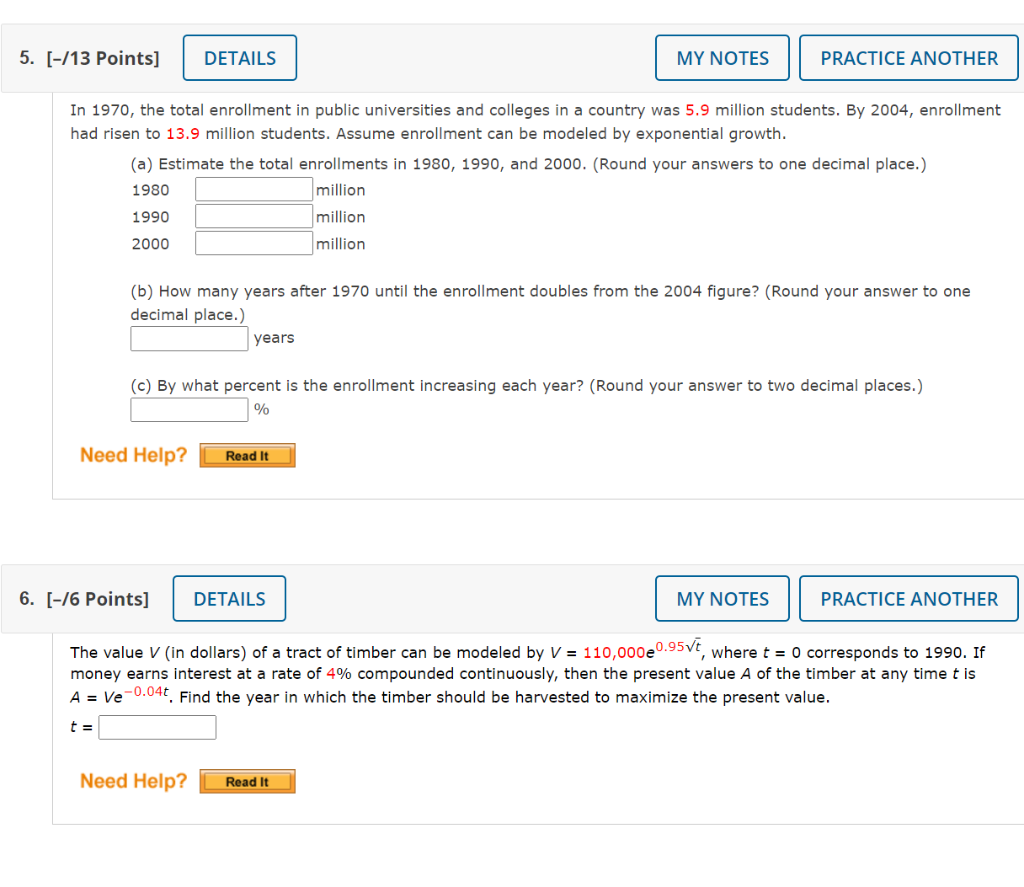 Solved In 1970, the total enrollment in public universities | Chegg.com