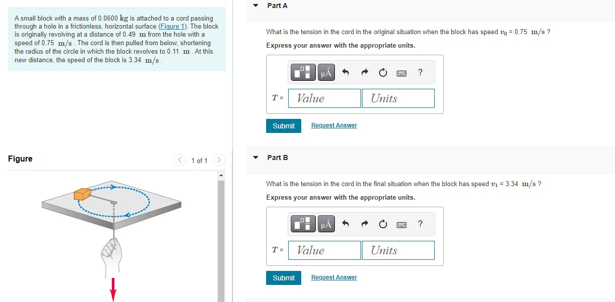 Solved A small block with a mass of 0.0600 kg is attached to | Chegg.com