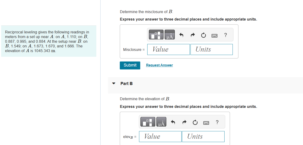Determine The Misclosure Of B Express Your Answer To