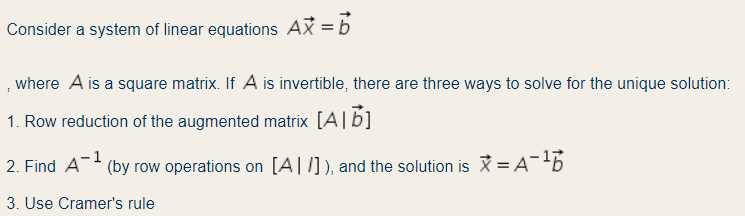 Solved Use the methods 1 through 3 to solve | Chegg.com