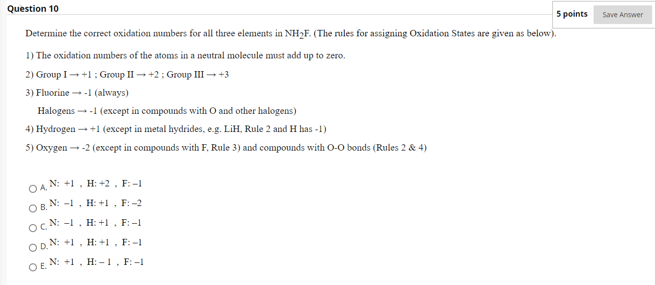 Solved Question 10 5 points Save Answer Determine the | Chegg.com
