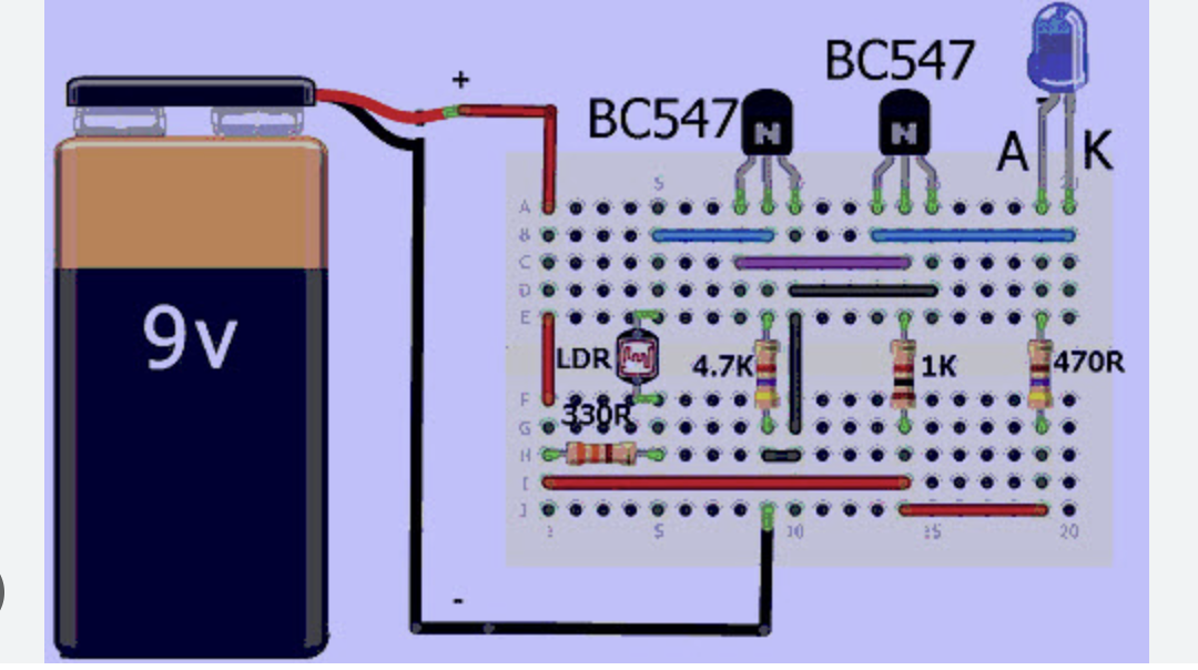 Solved Help me make 5 or more LED lights that can be | Chegg.com