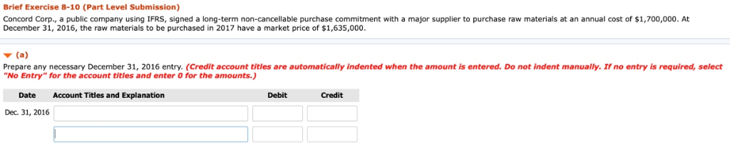 Solved Brief Exercise 8-18 (Part Level Submission) Pronghorn | Chegg.com