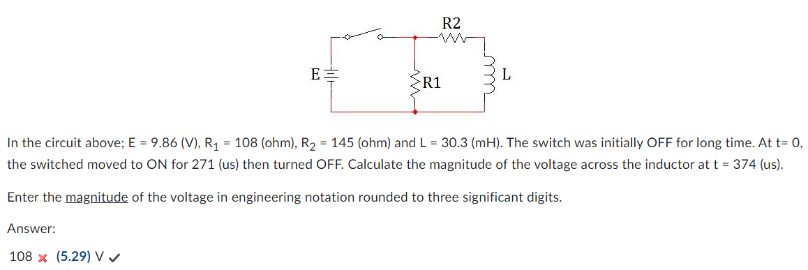 Solved The answer is 5.29 V. I want to know the solving | Chegg.com