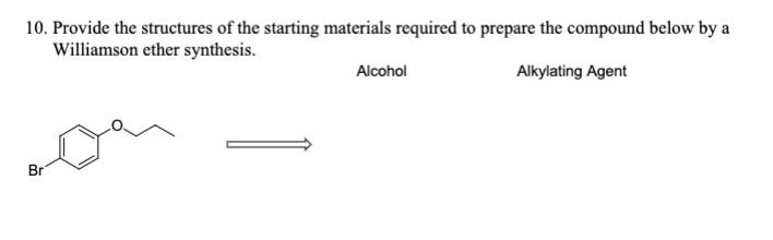 Solved Provide the structures of the starting materials | Chegg.com