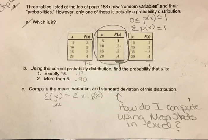 Three tables listed at the top of page 188 show | Chegg.com