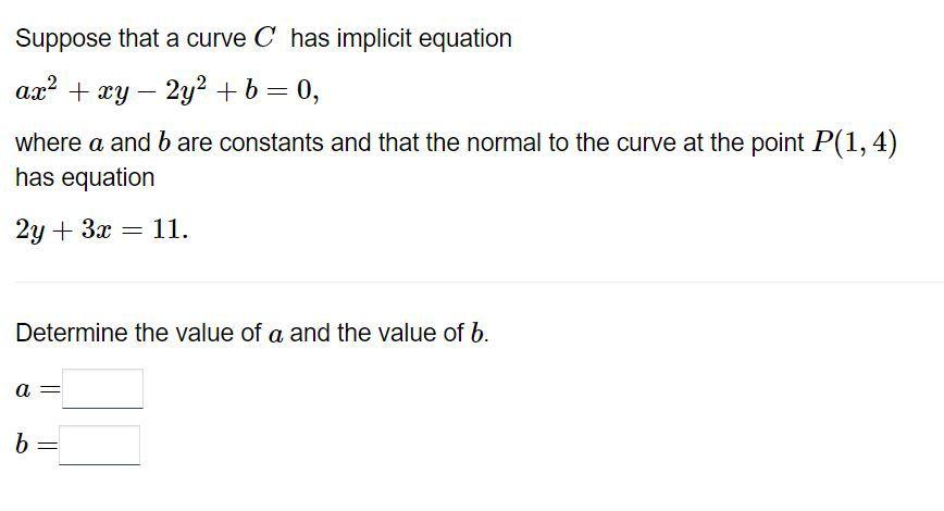 Solved Suppose that a curve C has implicit equation | Chegg.com