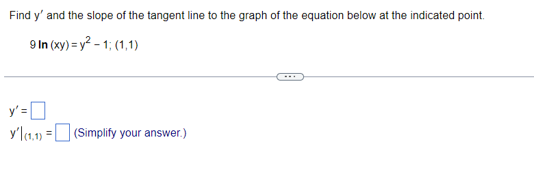 Solved Use implicit differentiation to find y′ and then | Chegg.com