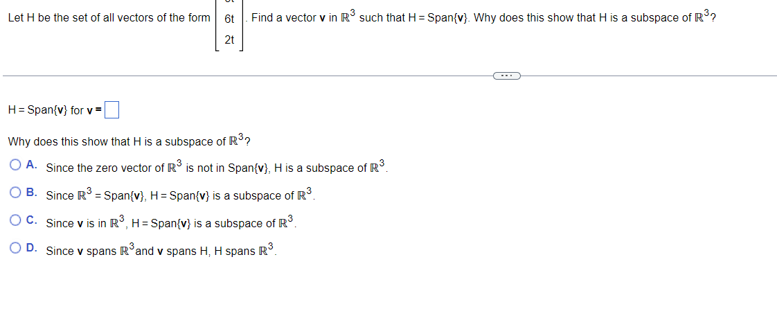 Let \\( \\mathrm{H} \\) be the set of all vectors of | Chegg.com