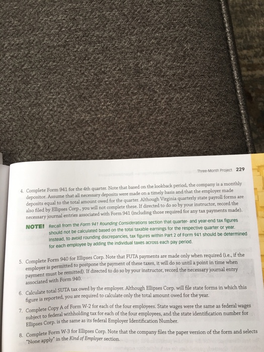 One-Month Project templates needed to complete these | Chegg.com