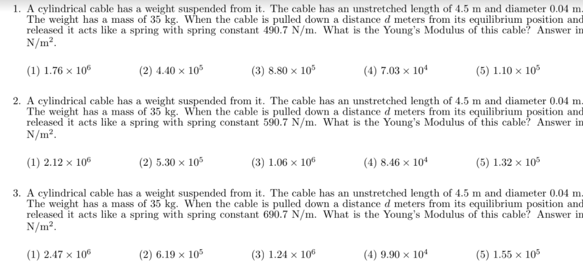 Solved Please solve any one of the three questions, and | Chegg.com