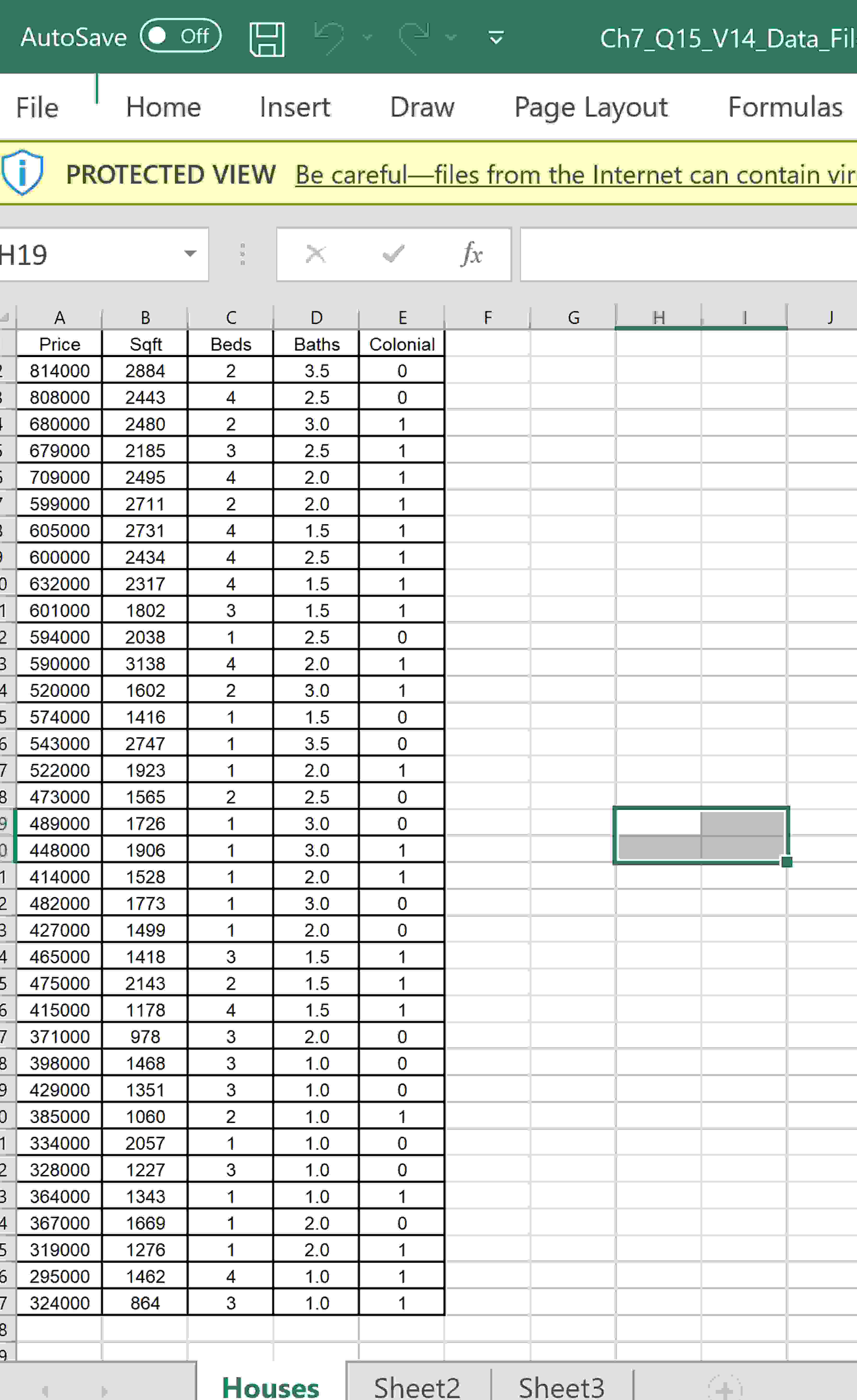 Solved A Realtor, is analyzing the relationship between the | Chegg.com