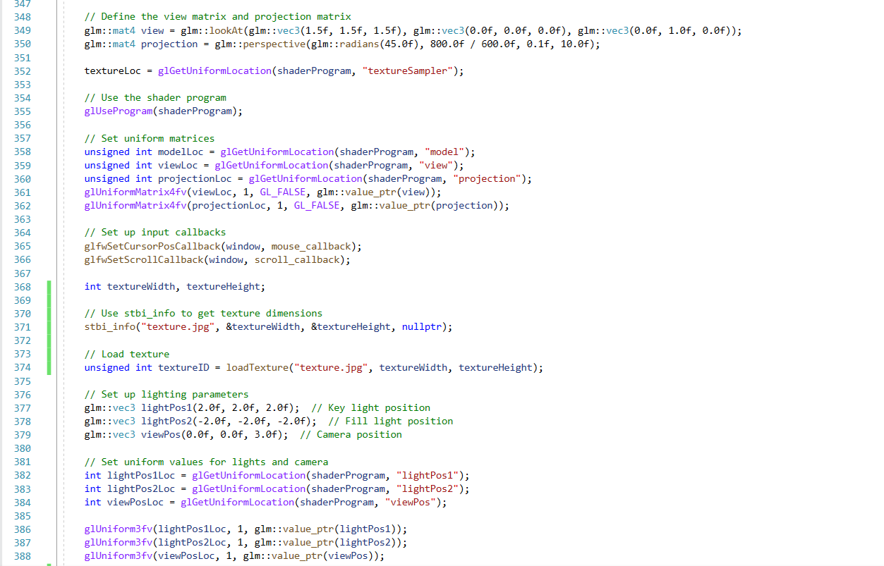 Solved 3d objects in openGLI've been struggling all term | Chegg.com